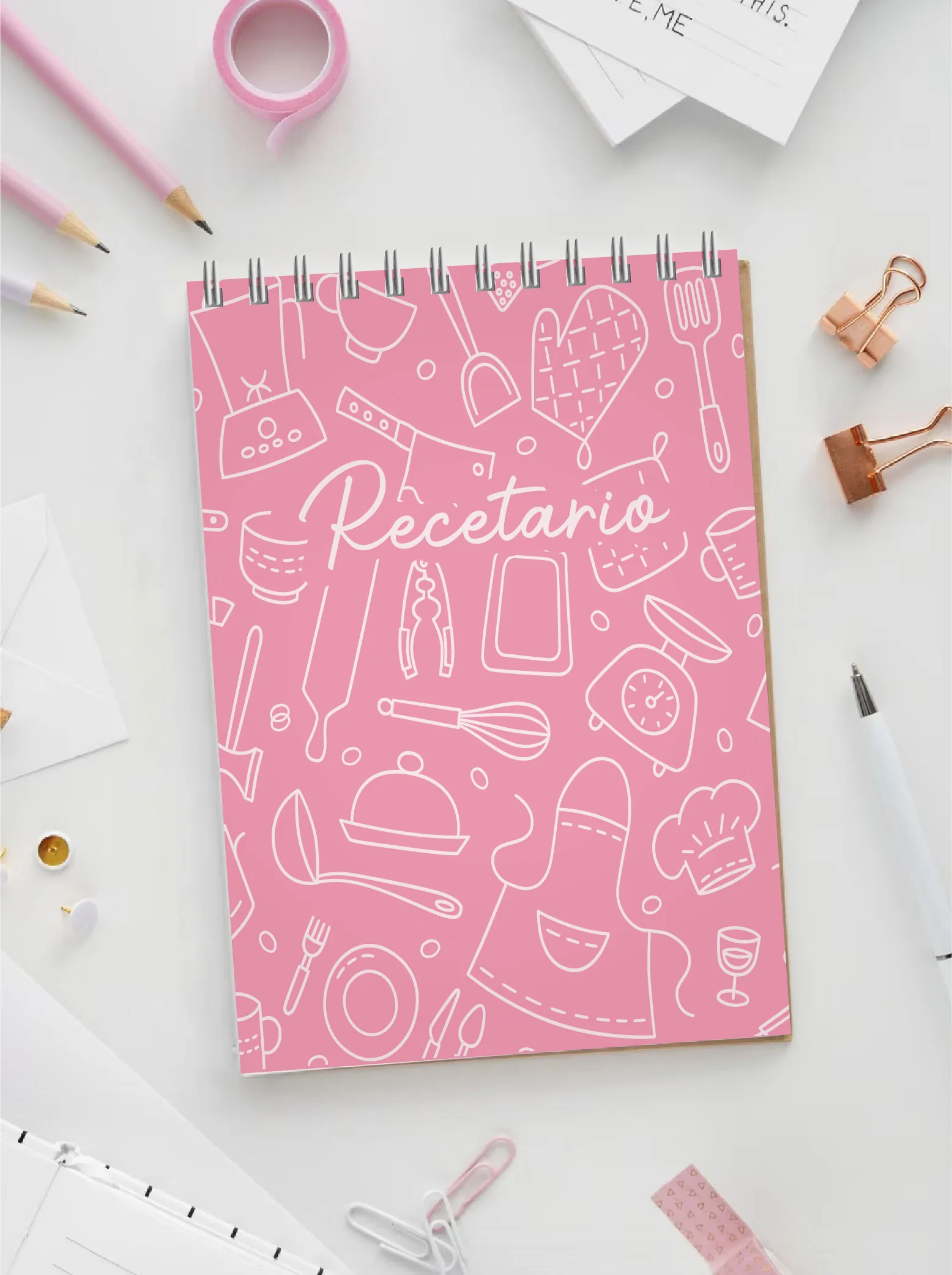 Recetario Personalizable A5 – 80 o 110 Recetas